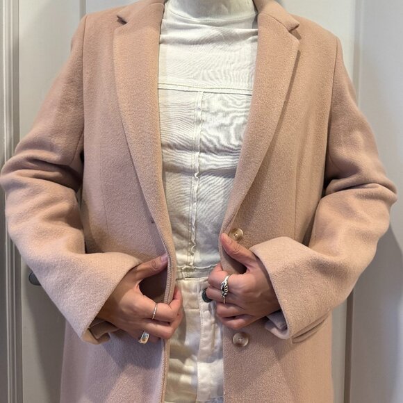 Aritzia | Jackets & Coats | Aritzia Joshua Wool Cashmere Petale Coat ...